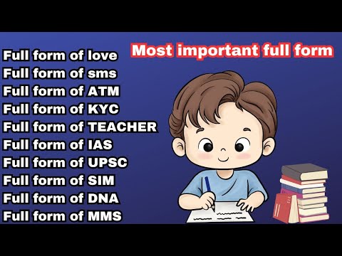 Most important full form | Full form of MMS | Full form of IAS | Full form of TEACHER | #fullform