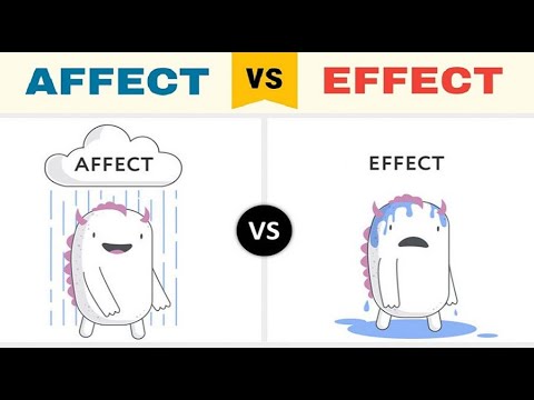Affect vs. Effect || Homophones || How to differentiate? || Word Blunders