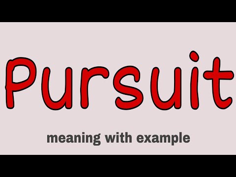 Pursuit - meaning and example #english #vocabulary #learn #listening #vaishnavi #youtube #shorts