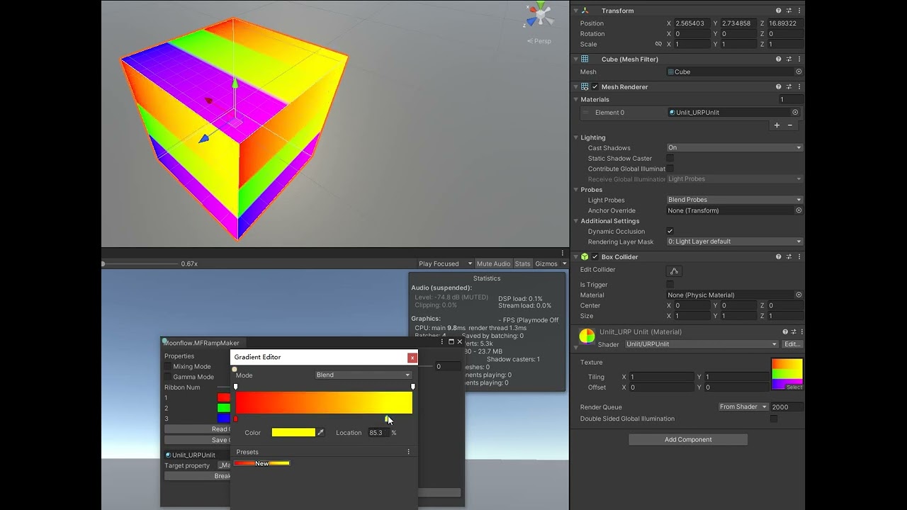 Realtime link debugging on Moonflow Ramp Maker