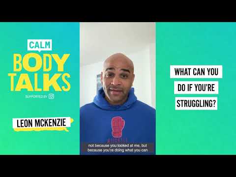 CALM Body Talks: Dealing with body image as a professional athlete with Leon Mckenzie