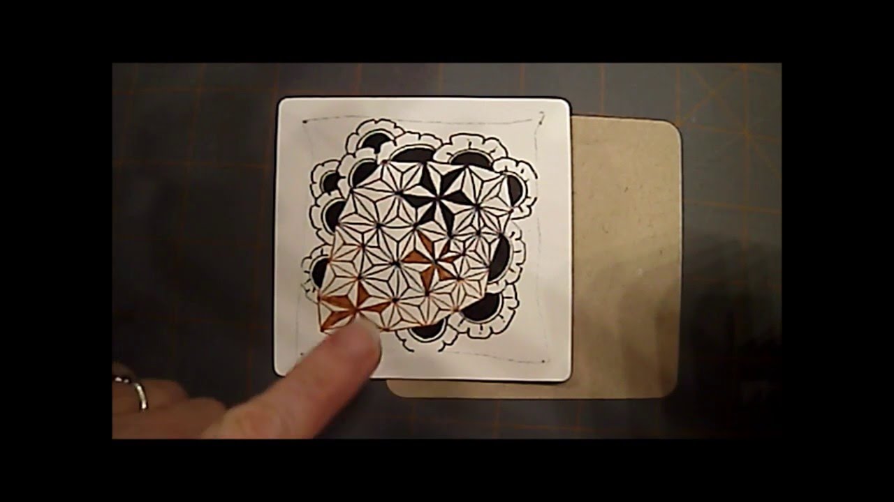 Try Star  Tangle Pattern Lesson #24
