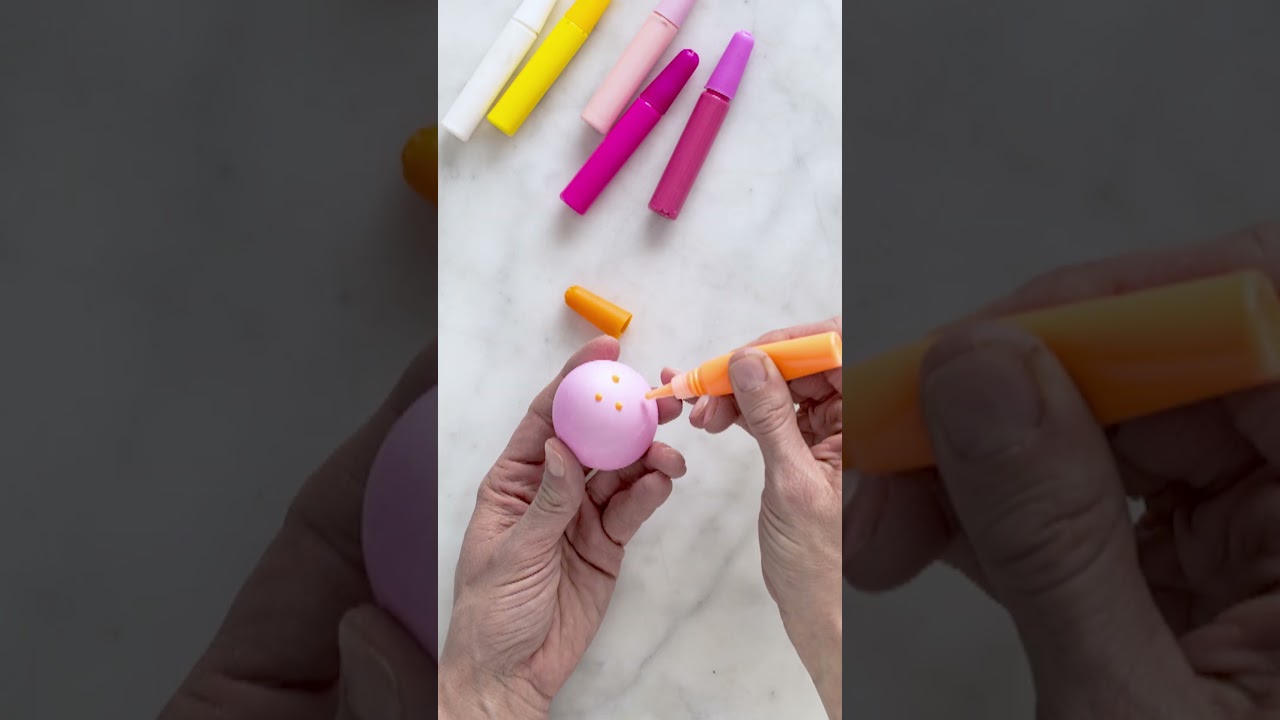 Martha Stewart's Swiss Dot Easter Egg DIY