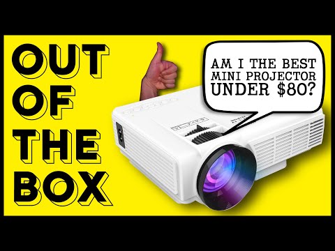 BEST MINI PROJECTOR UNDER 80$? | DR. J Professional HI-04 Mini Projector | Out of the Box