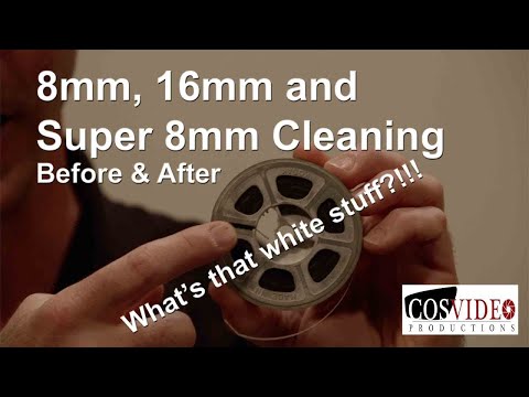 8mm, 16mm and Super 8mm Film Cleaning