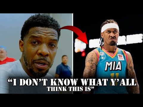 Joe Johnson SENDS Michael Beasley A WARNING ahead of Big 3 Matchup "I'mma Go Right Back At Him"