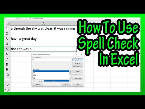 How To Do Or Use Spell Check In Excel Explained - How To Check Spelling In Excel Spreadsheet