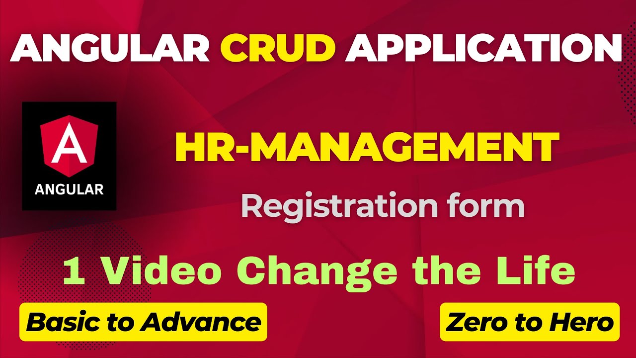 Angular CRUD | Angular Project | Angular Application | Angular CRUD Operations in Hindi / Urdu ✅