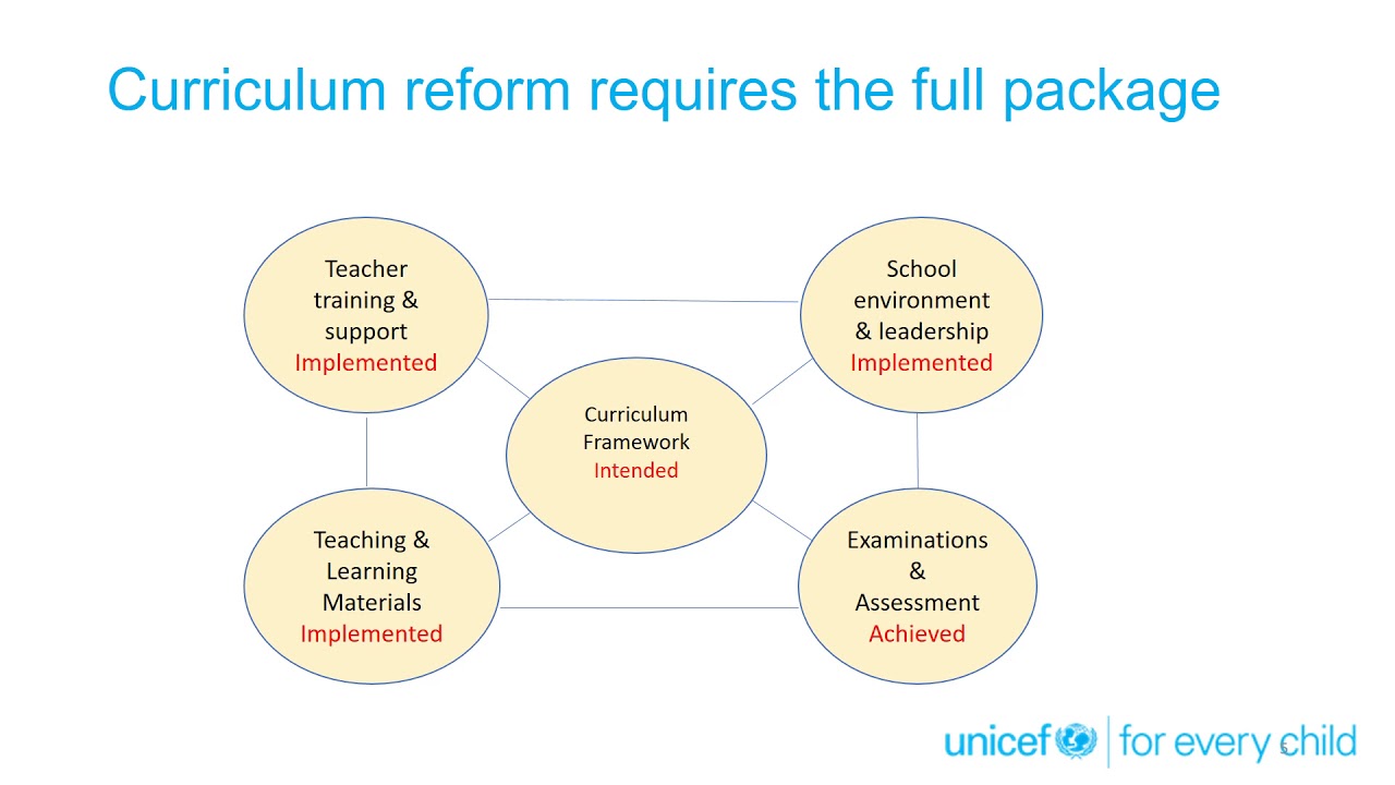 UNICEF Education Think Piece #5: Curriculum Reform