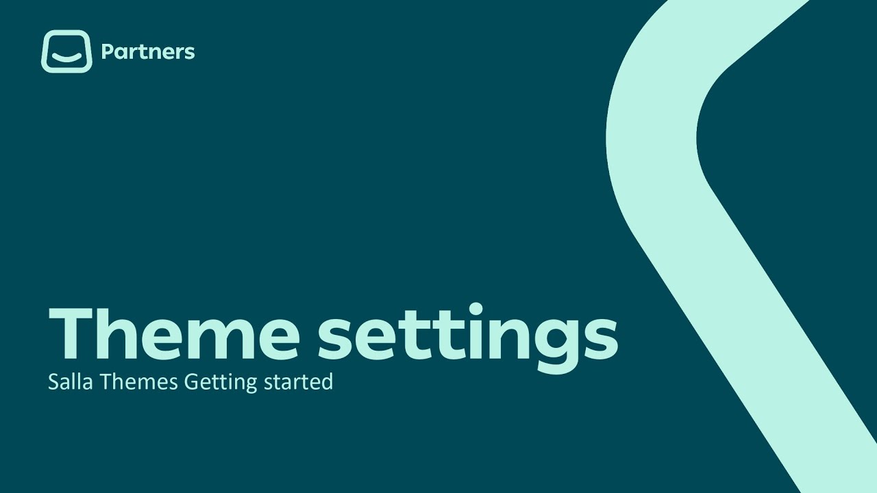 20 - Theme Settings