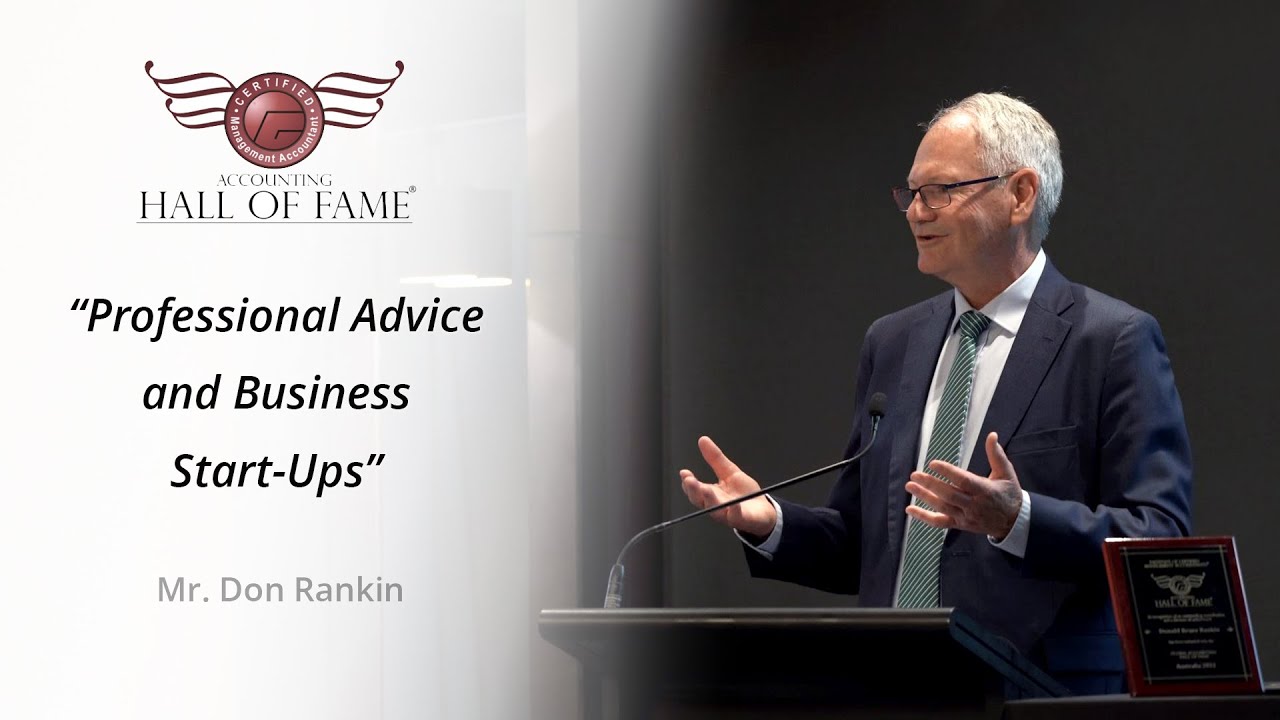 Don Rankin at CMA Hall of Fame Event 2022 - Professional Advice for Business Start-Ups