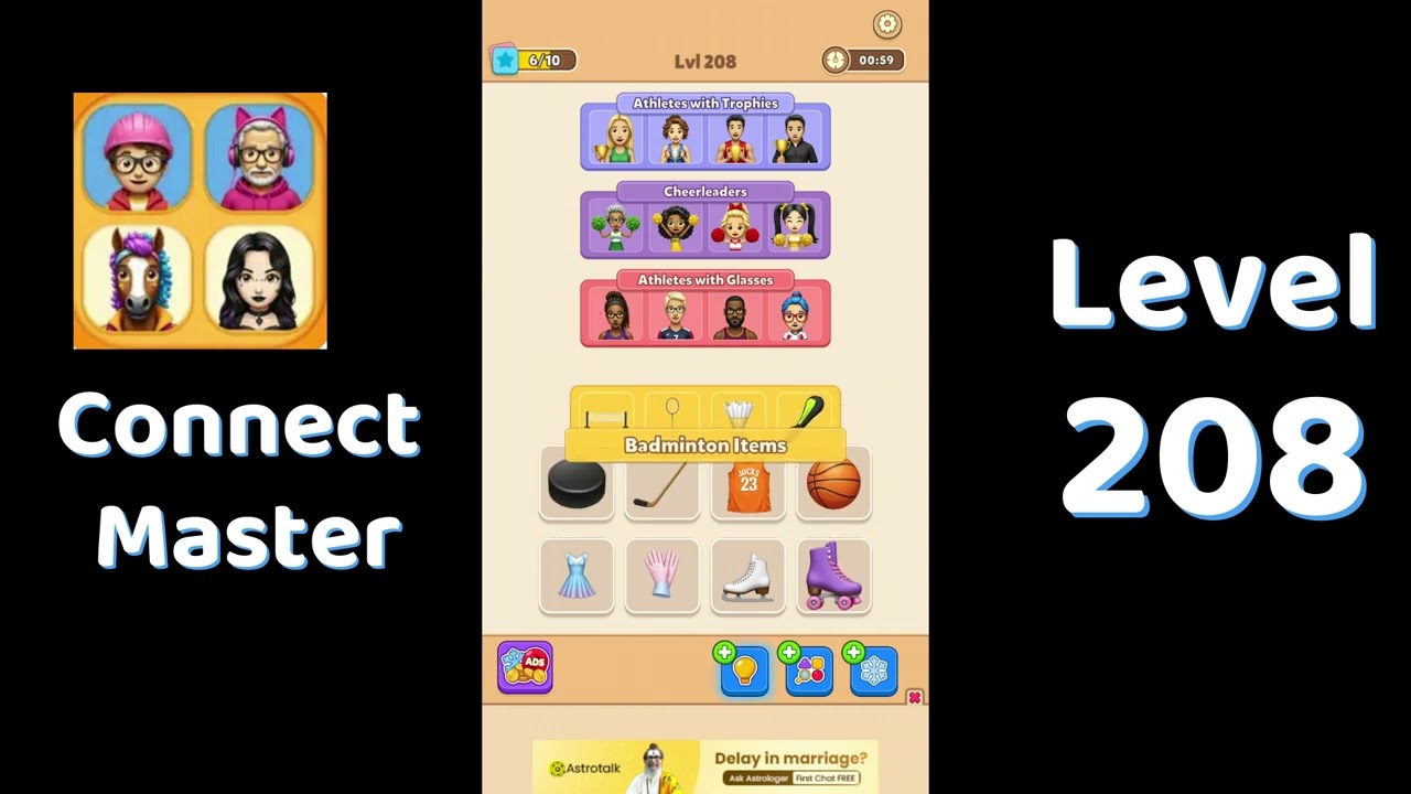 Connect Master Level 208 Walkthrough 🧩 | Match Puzzle | Puzzle Solutions & Tips | Go Answer