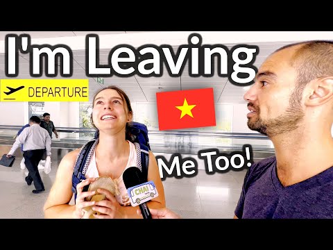 PEOPLE ARE LEAVING VIETNAM From SAIGON Airport. Me Too! GOODBYE Ho Chi Minh City