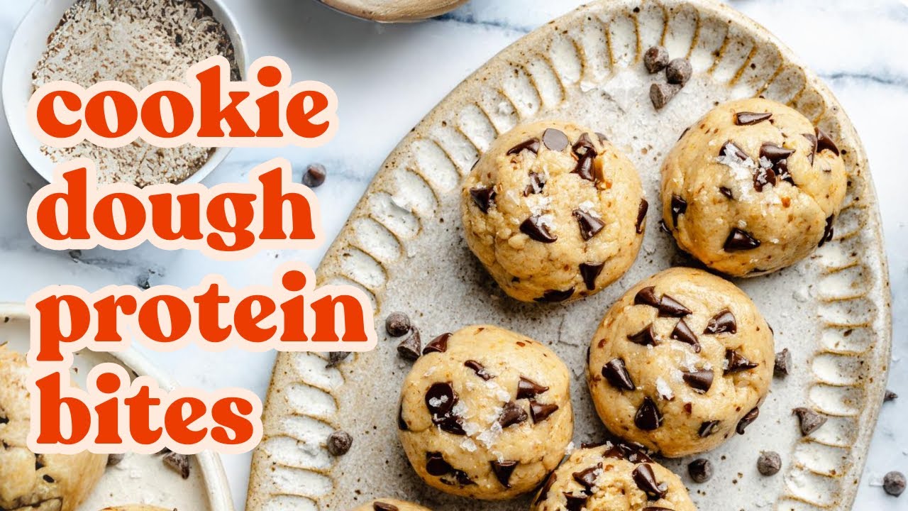 Peanut Butter Protein Cookie Dough Bites | Ambitious Kitchen
