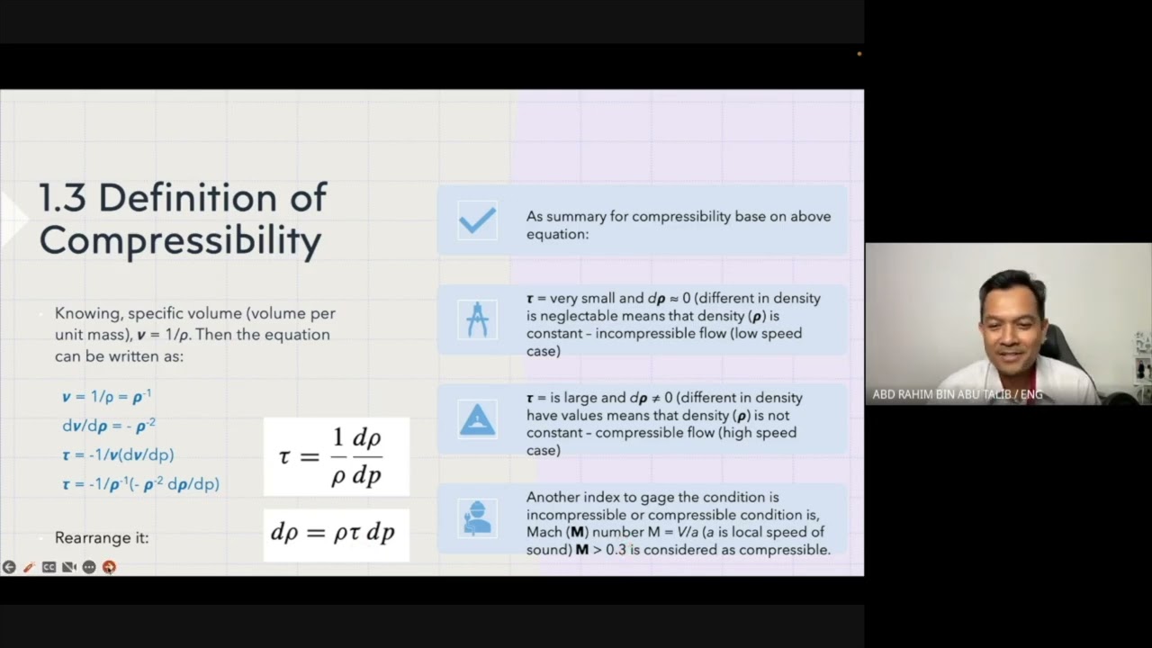 COMPRESSIBLE AERODYNAMICS | Introduction (part 2)