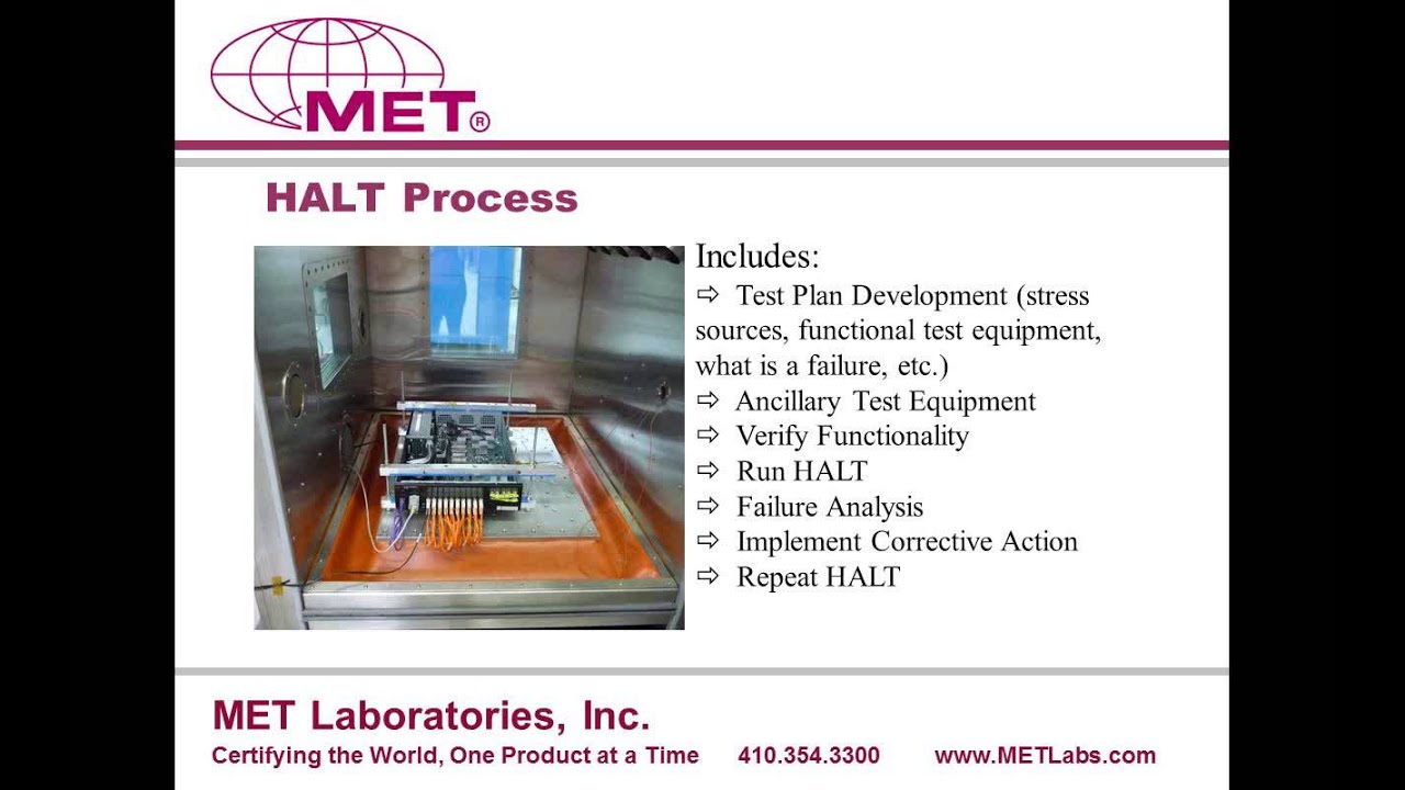 HALT Testing Effectively Webinar 2013