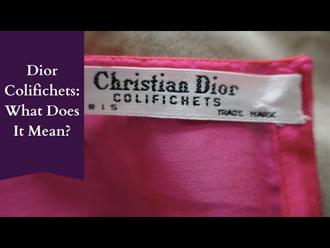 What Does "Colifichets" Mean on a Dior Label?