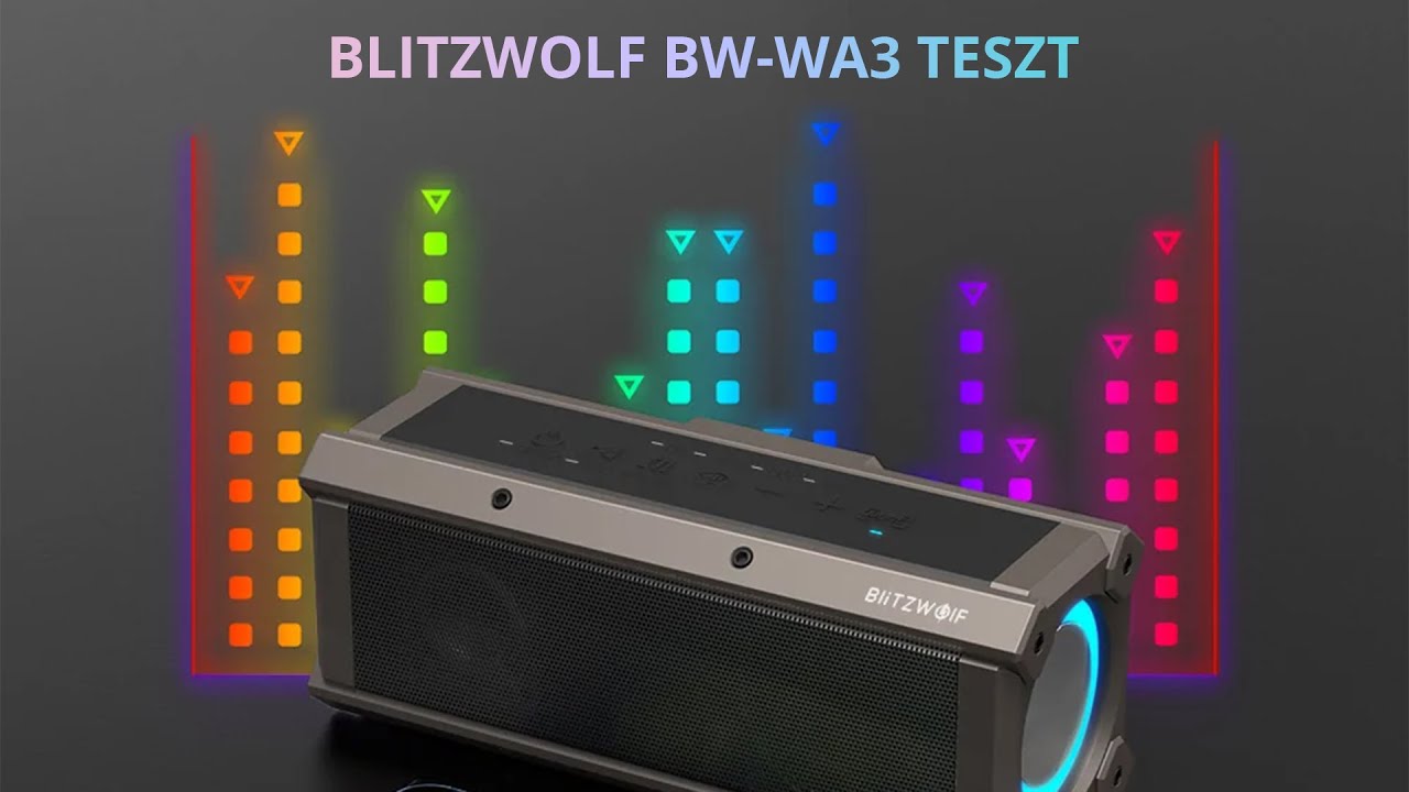 BlitzWolf BW-WA3 bluetooth hangszóró teszt – jó hangzás, egyedi dizájn ...