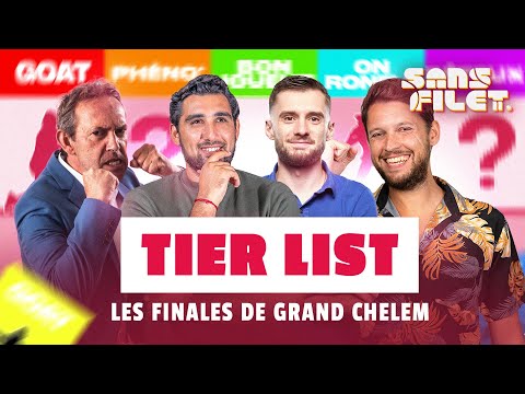 🎾 Les finales de Grand Chelem / Tier list #6 (Sans Filet)