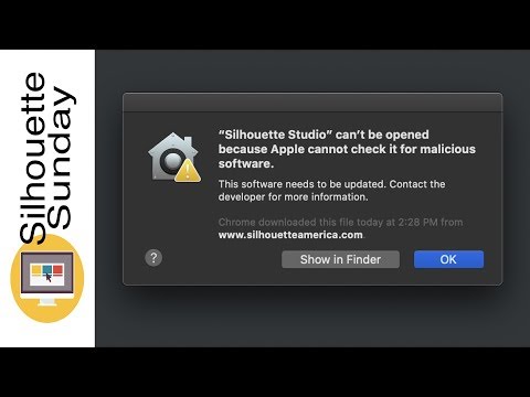 Installing Silhouette Studio 4.3 & Mac OS X Catalina | Silhouette Sunday