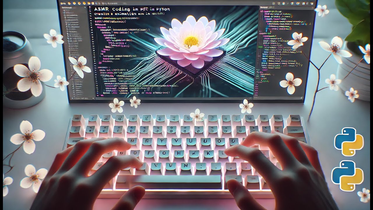 ASMR Coding: Creating a Blooming Flower Animation in Python (GIF Generation)