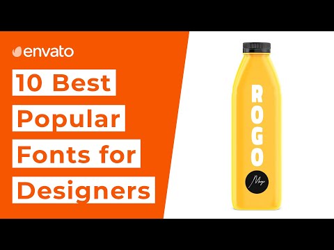 10 Popular Fonts for Designers [2021]