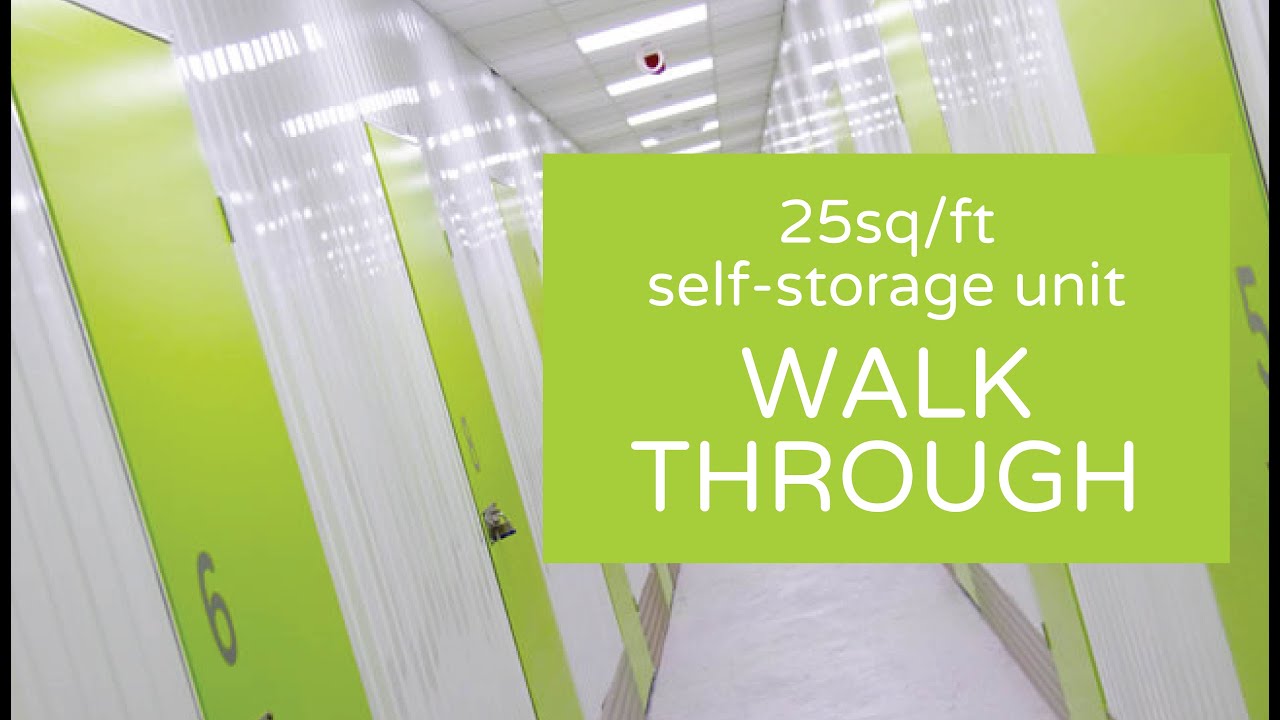 25 sq ft Self-Storage Unit - A Virtual Walkthrough at Hebden Bridge