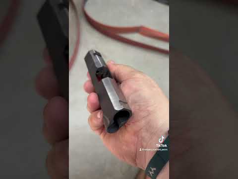 First 1911 slide cut. Flat top and 45s straight off the mill. This will get cerakoted #1911 #2011