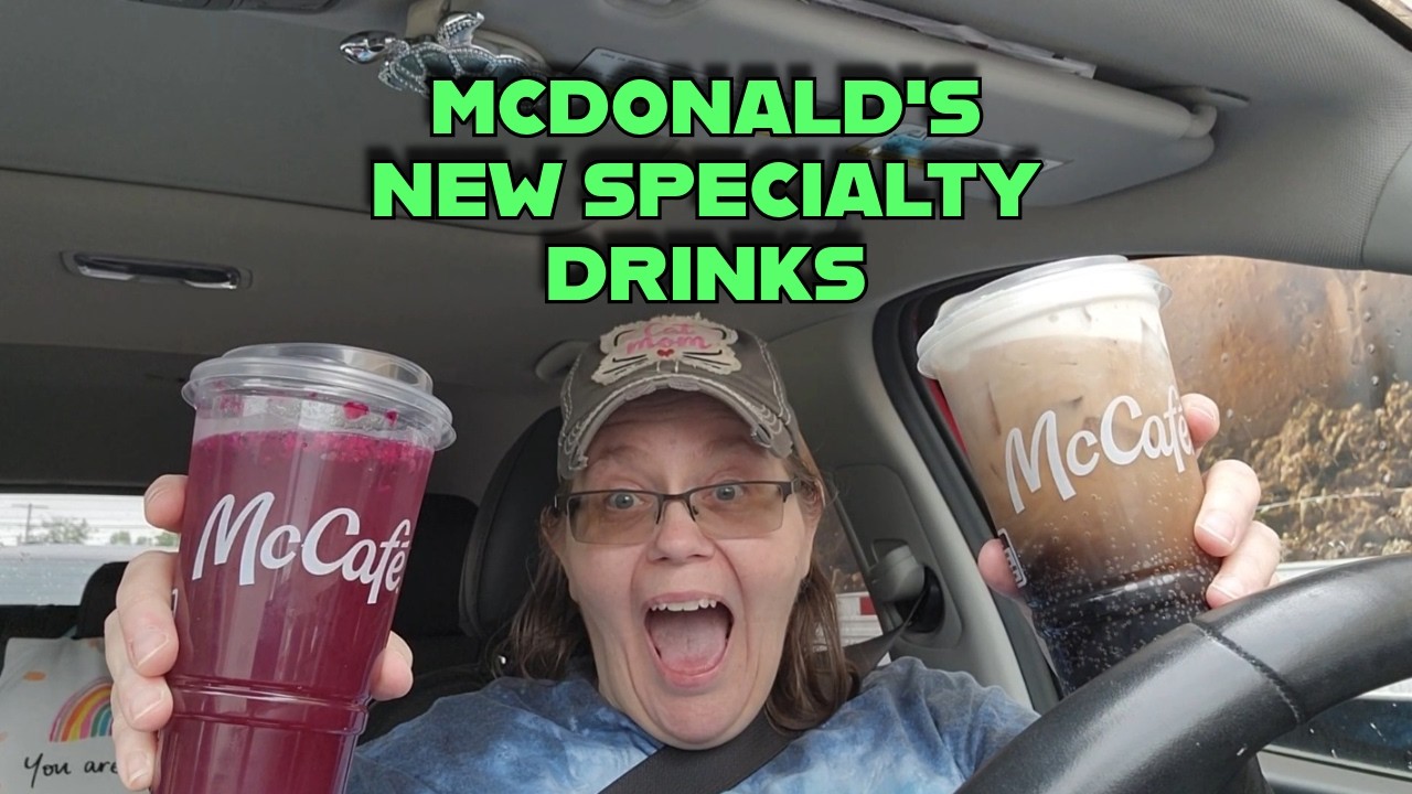 McDonald's NEW McCafe Specialty Drinks