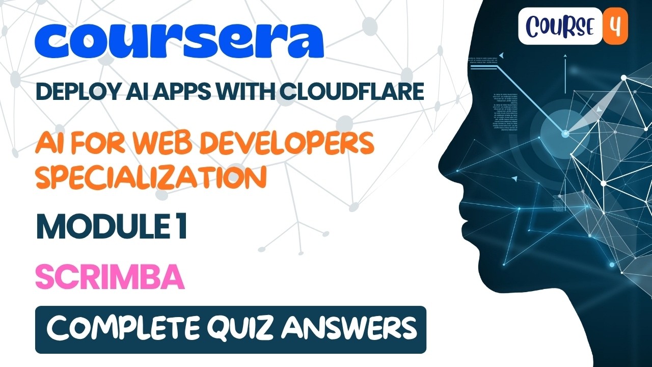 Deploy AI Apps with Cloudflare | Scrimba | Coursera | AI for Web Developers | Quiz Answers