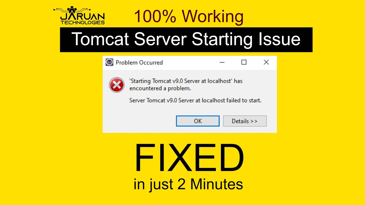 Tomcat failed to start in eclipse