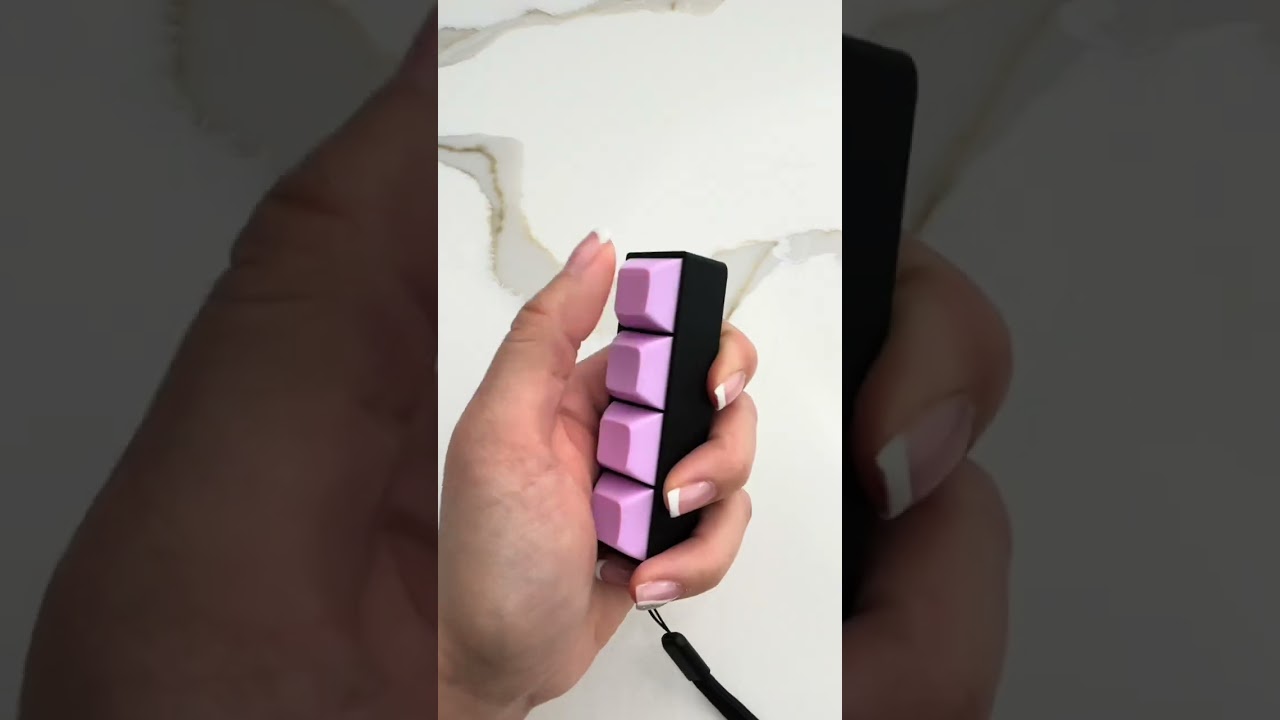 Clicky vs silent keyboard fidgets: find your perfect match! #fok #3dprinter