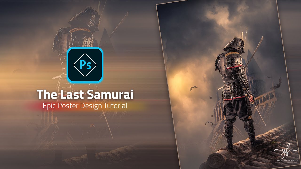 The Last Samurai | Create Epic Poster Design in Photoshop