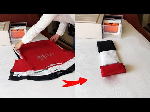 The correct way to store short sleeves | 半袖の正しい保管方法