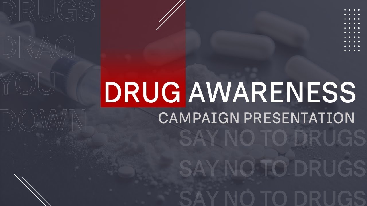 Drug Awareness Campaign Animated PPT Slides