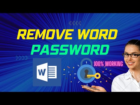 How to Remove Word Password Without Software ? Working 100%