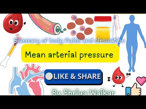 Mean arterial pressure hinglish #neet body fluids and circulation|human physiology|icmr|dbt|CSIR