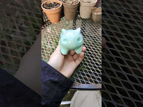Pokemon Bulbasuar Planting Pot #bulbasaur #pokemon #gardening