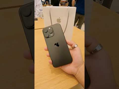 is black titanium the best color for the iphone 16 pro max? #iphonepromax #iphone16 #apple