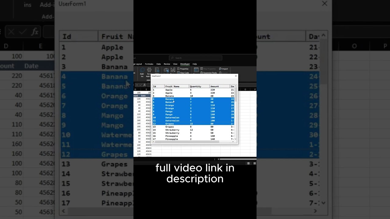 How to add listview to Userform | Add data to listview control  #coding #vbaexcel  #tutorial #macro