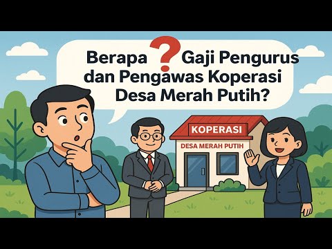 Gaji Pengurus dan Pengawas Koperasi Desa Merah Putih ?