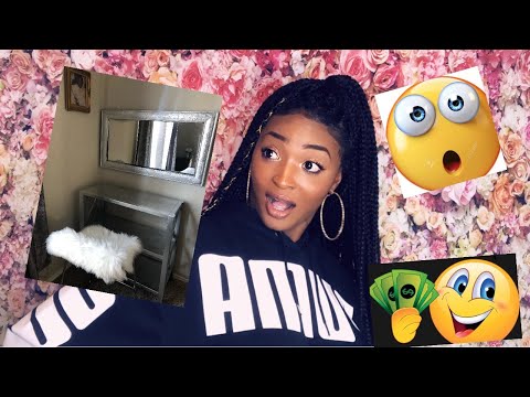 DIY MAKEUP TABLE (under $14)| DIY VANITY MIRROR CHEAP ONLY