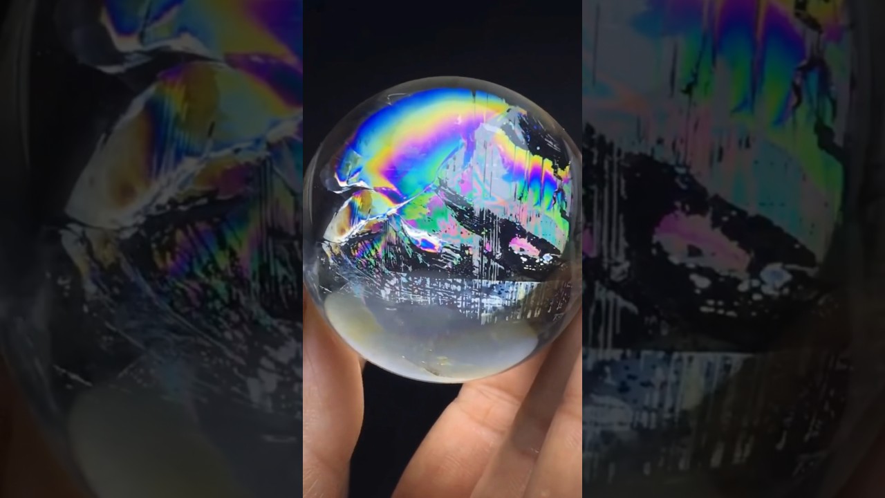 10 Amazing Rainbow included in Quartz Amethyst #crystal #crystalhealing #quartz #rainbowquartz