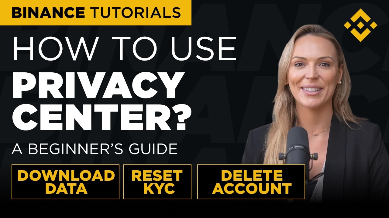 How to Use Privacy Center on Binance (Reset KYC, Close Acc, Download Data): Binance Tutorial (2026)