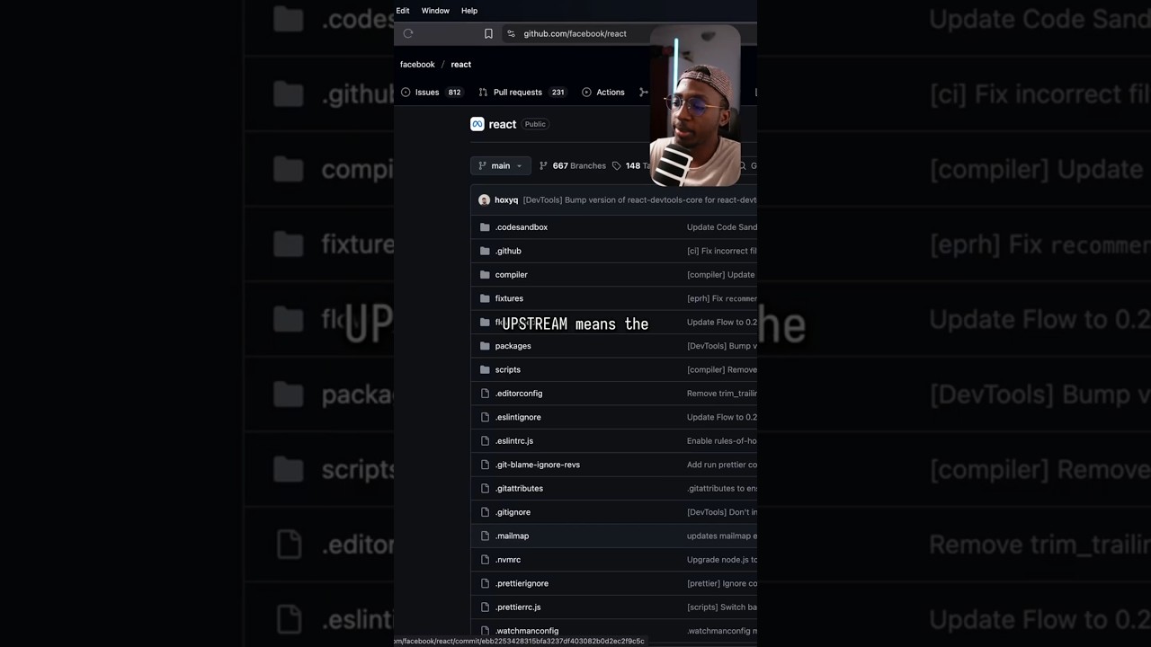 git upstream and downstream #github #programmer #vscode #coding