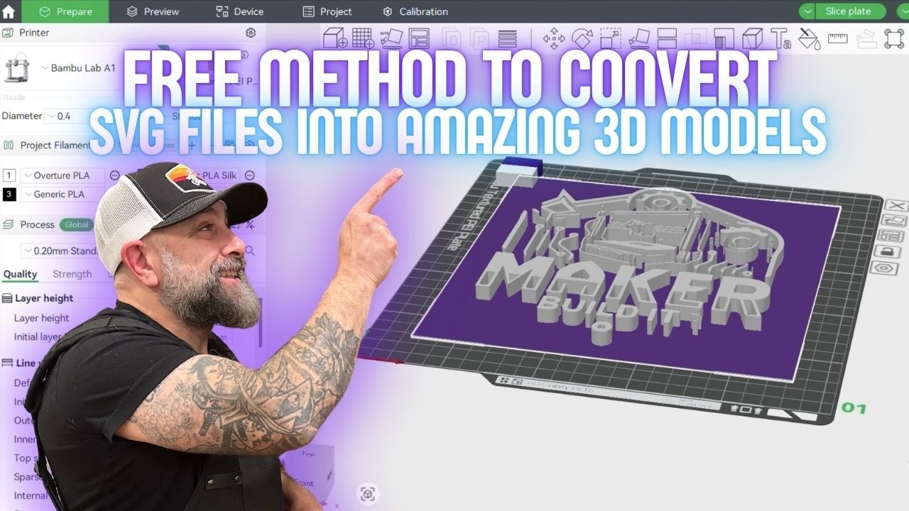 Free Method to Convert SVG Files into Amazing 3D Models