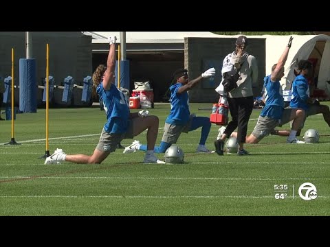 First look at new Lions players comes during rookie minicamp