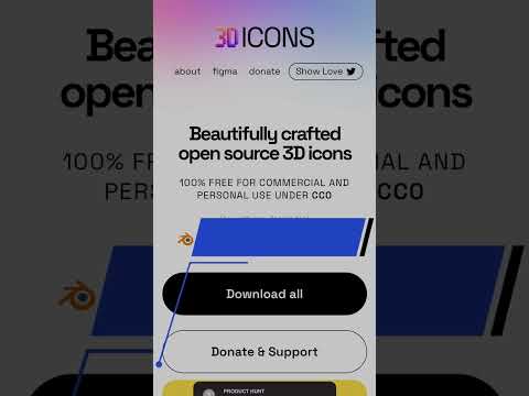 Free websites for 3D icons 🥰😘😍 #web #freedownload #3D #icon #graphicdesigner #videoeditor