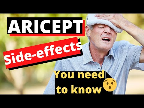 Aricept side effects in the elderly- YOU NEED TO KNOW!