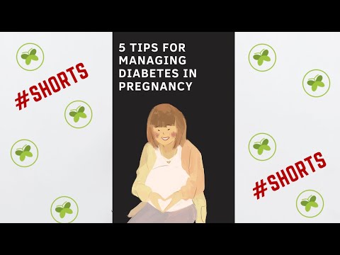 5 best tips to manage diabetes in Pregnancy | #shorts